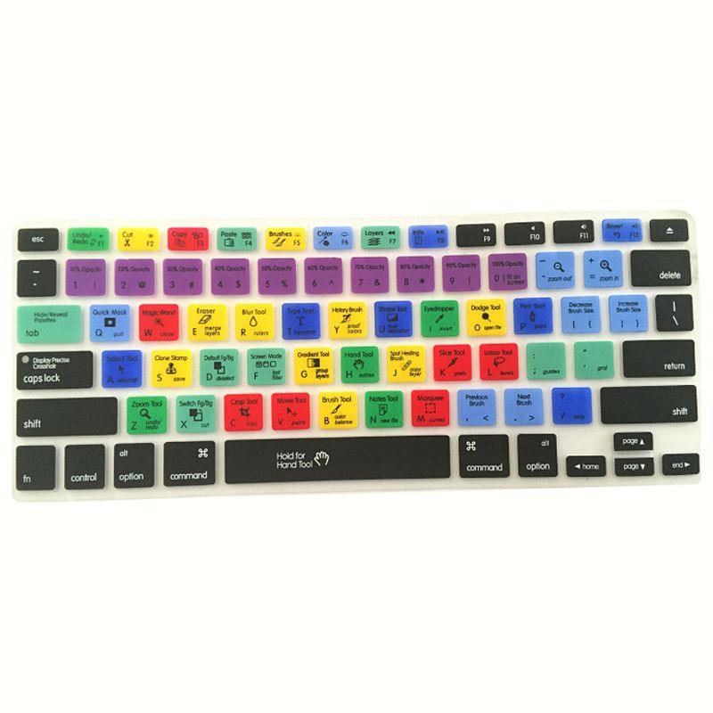 English Adobe Photoshop Shortcut Keys Keyboard Protector Keyboard Cove ...